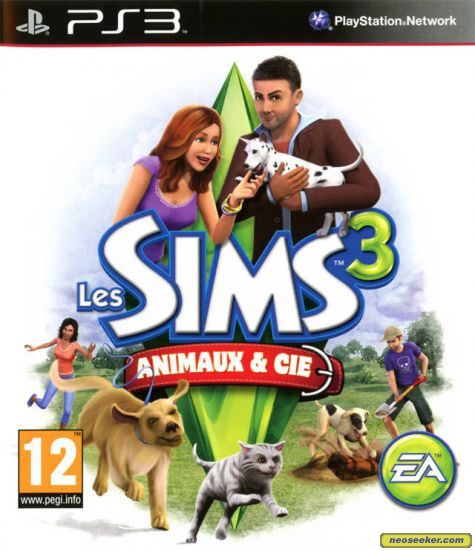 The Sims 3: Pets PS3 Front cover