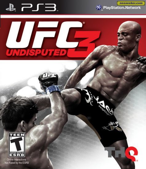 UFC Undisputed 3 PS3 Front cover