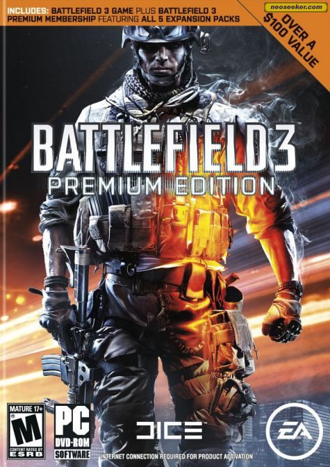 Battlefield 3 PC Front cover