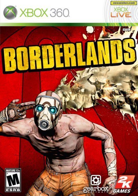 Borderlands XBOX360 Front cover