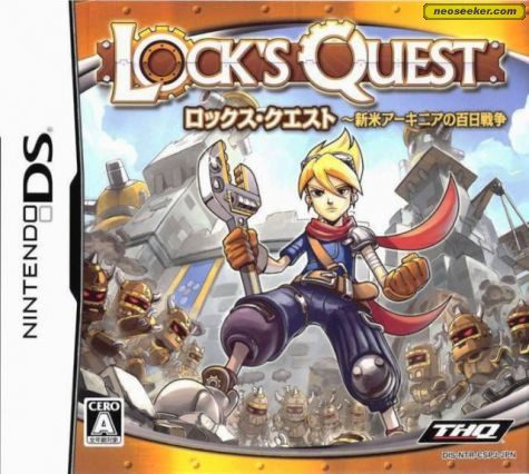 Lock's Quest DS Front cover