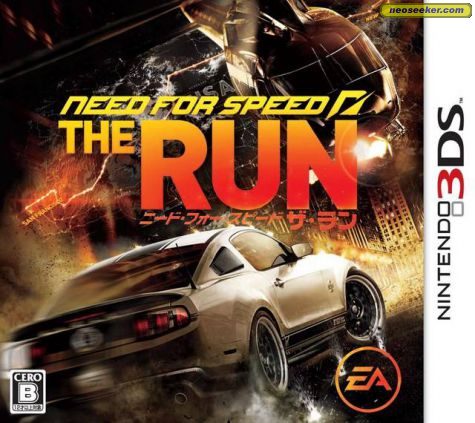 Need for Speed: The Run 3DS Front cover