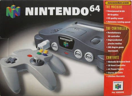 Nintendo 64 Hardware N64 Front cover