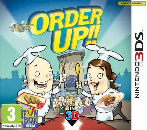 Order Up!! 3DS Front cover