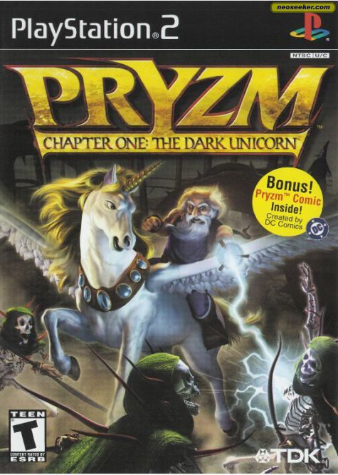 PRYZM Chapter One: The Dark Unicorn PS2 Front cover