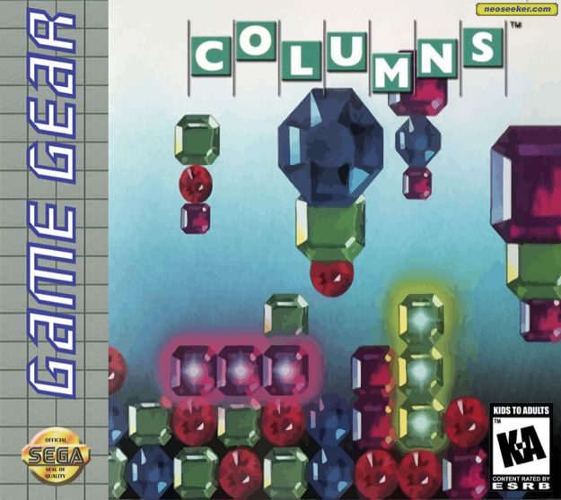 Columns GAMEGEAR Front cover
