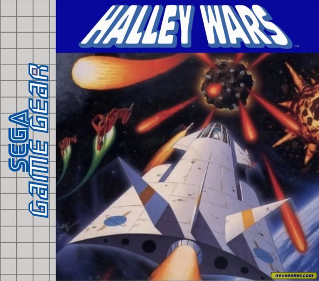Halley Wars GAMEGEAR Front cover