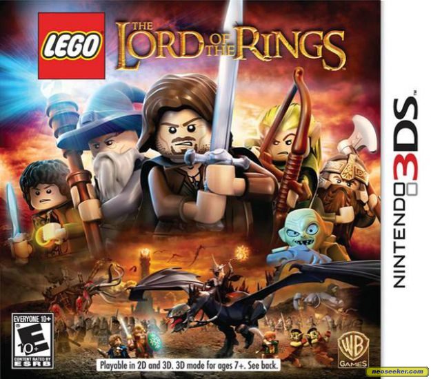 LEGO The Lord of the Rings 3DS Front cover
