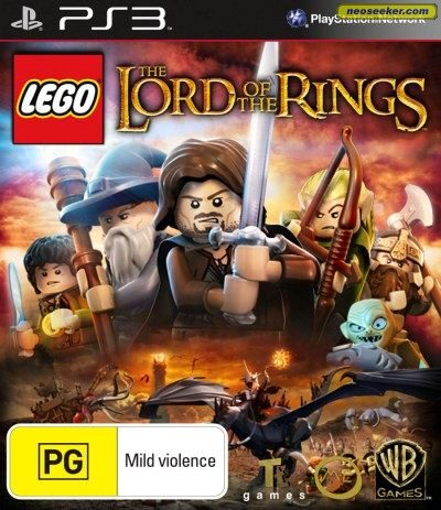 LEGO The Lord of the Rings PS3 Front cover