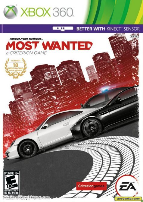 Need for Speed: Most Wanted 2012 XBOX360 Front cover