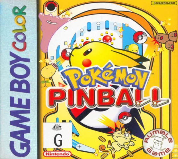 Pokémon Pinball GBC Front cover