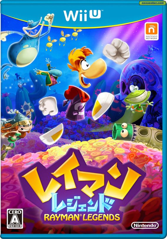 Rayman Legends wii-u Front cover