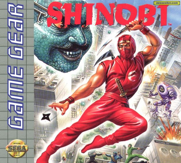 Shinobi GAMEGEAR Front cover