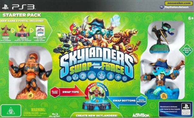 Skylanders SWAP Force PS3 Front cover