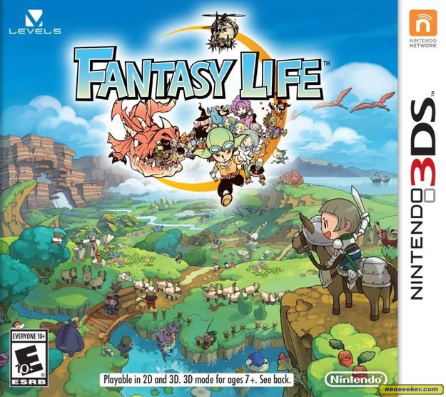 Fantasy Life 3DS Front cover