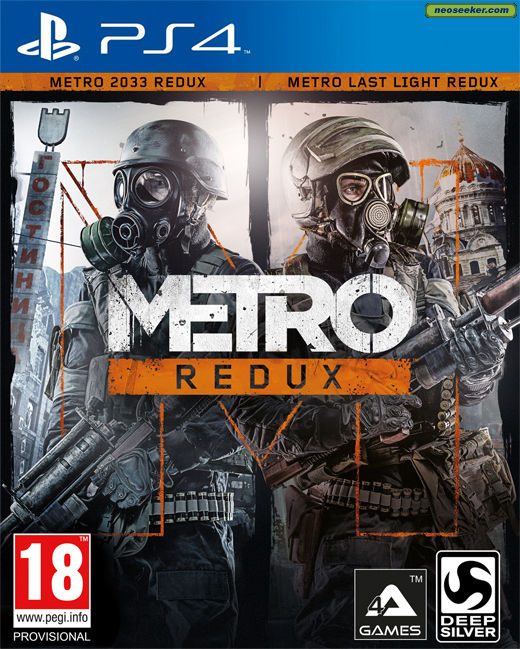 Metro Redux PS4 Front cover