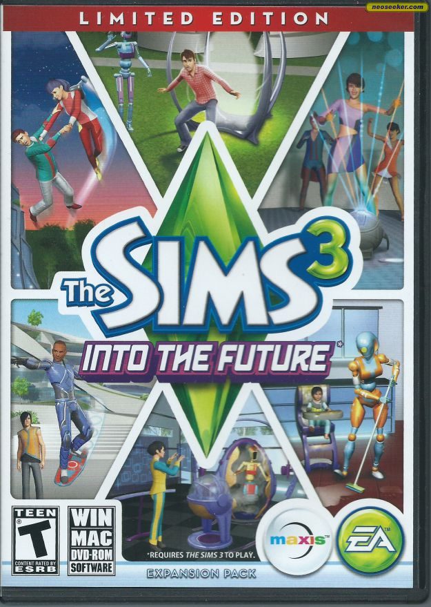 The Sims 3: Into the Future Mac Front cover