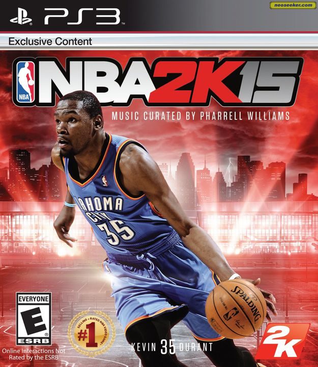 NBA 2K15 PS3 Front cover