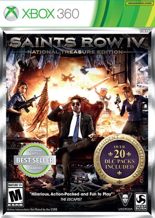 Saints Row IV XBOX360 Front cover