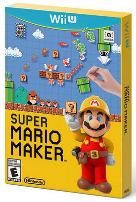 Super Mario Maker wii-u Front cover