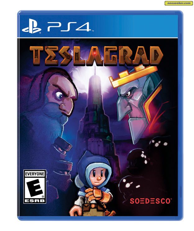 Teslagrad PS4 Front cover