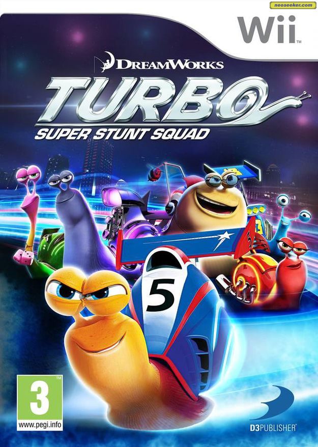 Turbo: Super Stunt Squad Wii Front cover