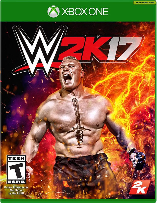 WWE 2K17 XBOXONE Front cover