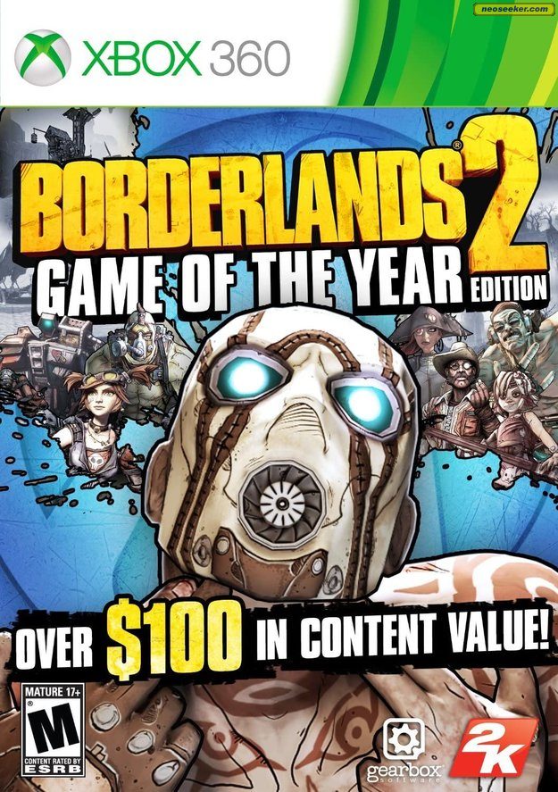 Borderlands 2 XBOX360 Front cover