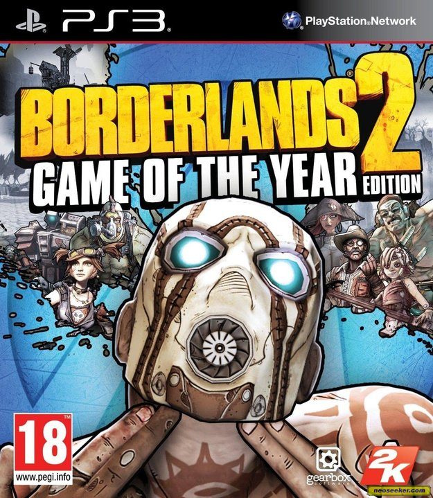 Borderlands 2 PS3 Front cover