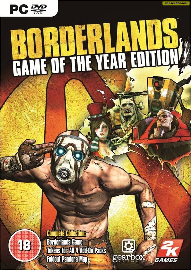 Borderlands PC Front cover