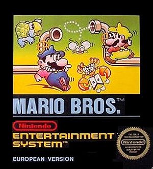 Mario Bros. NES Front cover