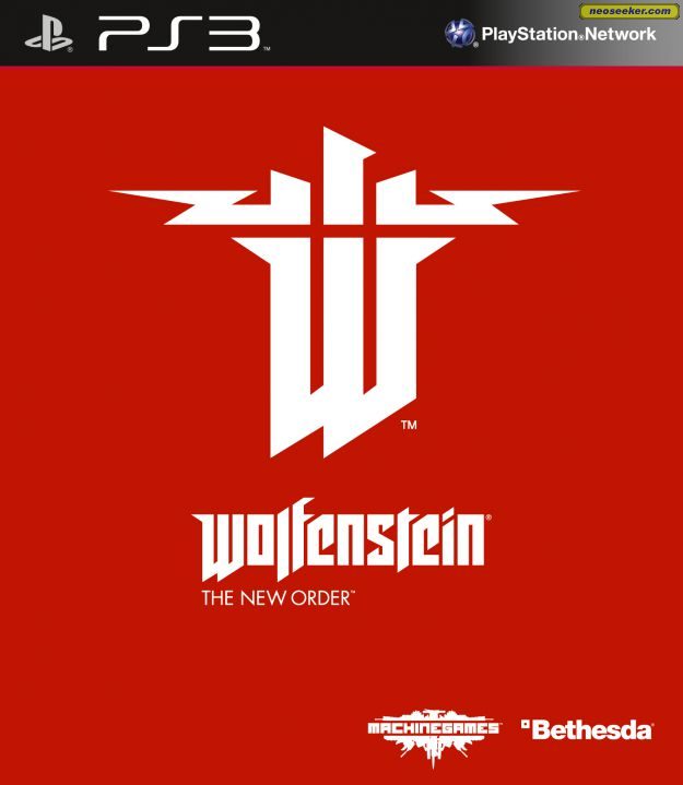 Wolfenstein: The New Order PS3 Front cover