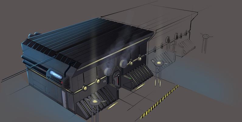 Alien Syndrome Concept Art