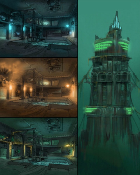 Bioshock 1 Concept Art BioShock | Tim Flattery