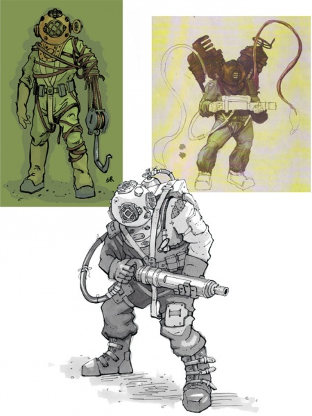 Bioshock 1 Concept Art BioShock | Tim Flattery