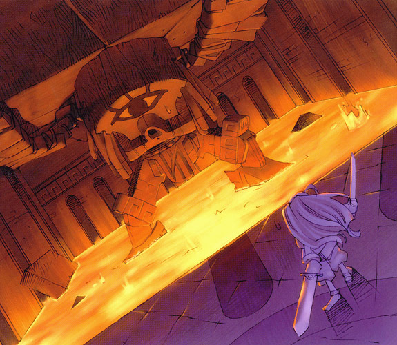 Brave Fencer Musashi Concept Art