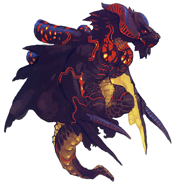 Breath Of Fire Dragon Quarter Concept Art