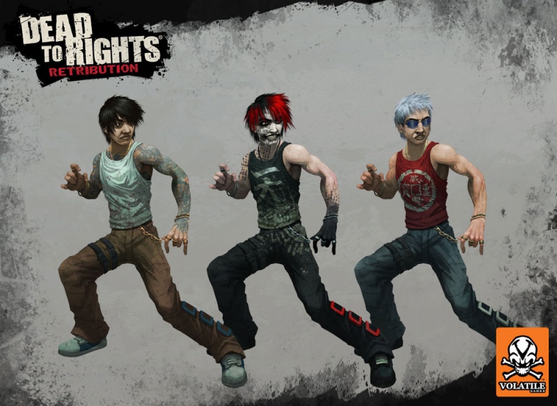 Dead to Rights: Retribution Concept Art