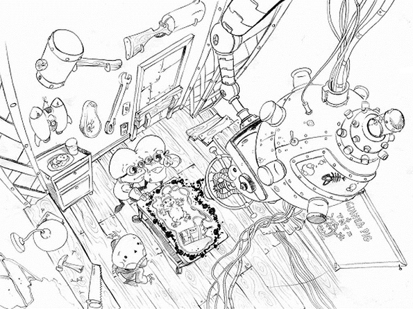 Death Jr. Concept Art