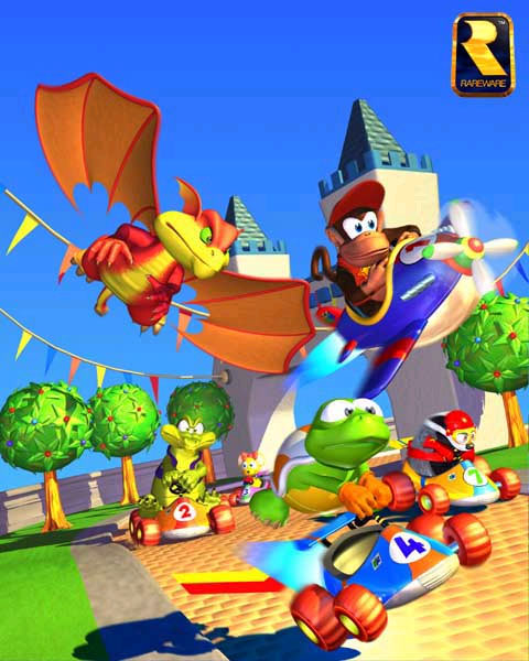 Diddy Kong Racing Concept Art