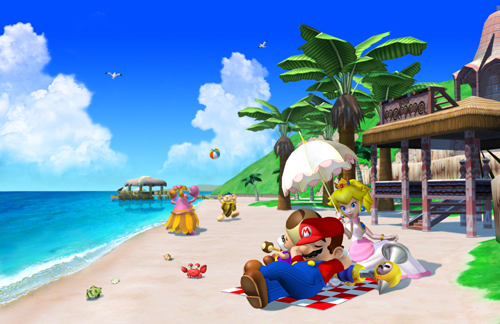 Super Mario Sunshine Concept Art