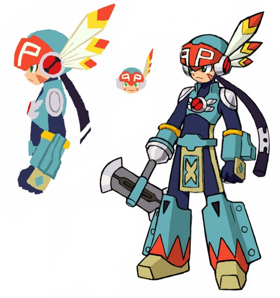 Mega Man Battle Network 5: Double Team Concept Art