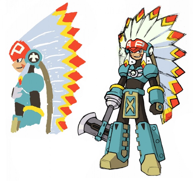 Mega Man Battle Network 5: Team Protoman Concept Art