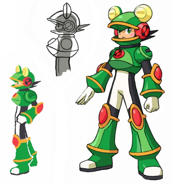 Mega Man Battle Network 5: Team Colonel Concept Art