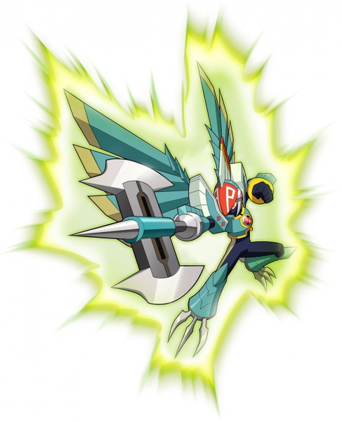Mega Man Battle Network 6: Cybeast Falzar Concept Art