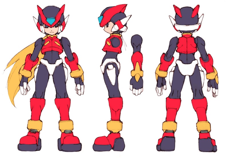 Mega Man Zero Concept Art