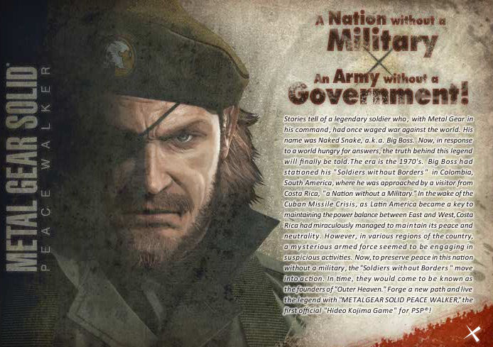 Metal Gear Solid: Peace Walker Concept Art