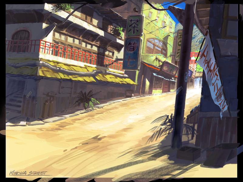 Naruto: Rise of a Ninja Concept Art