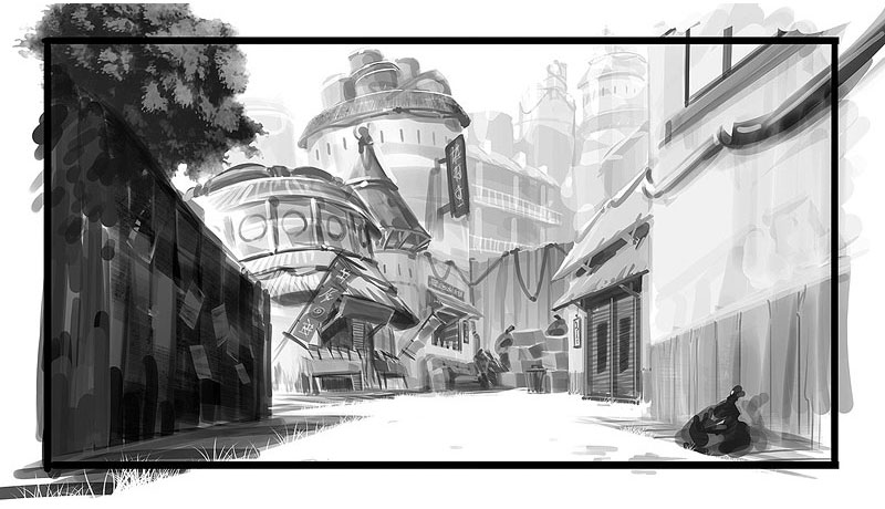 Naruto: Rise of a Ninja Concept Art