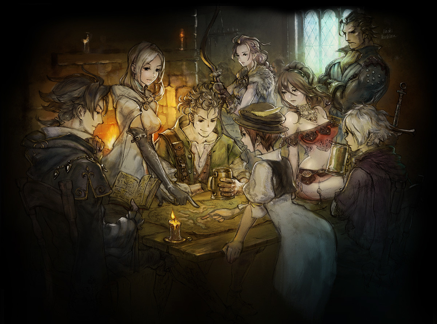 Octopath Traveler Concept Art